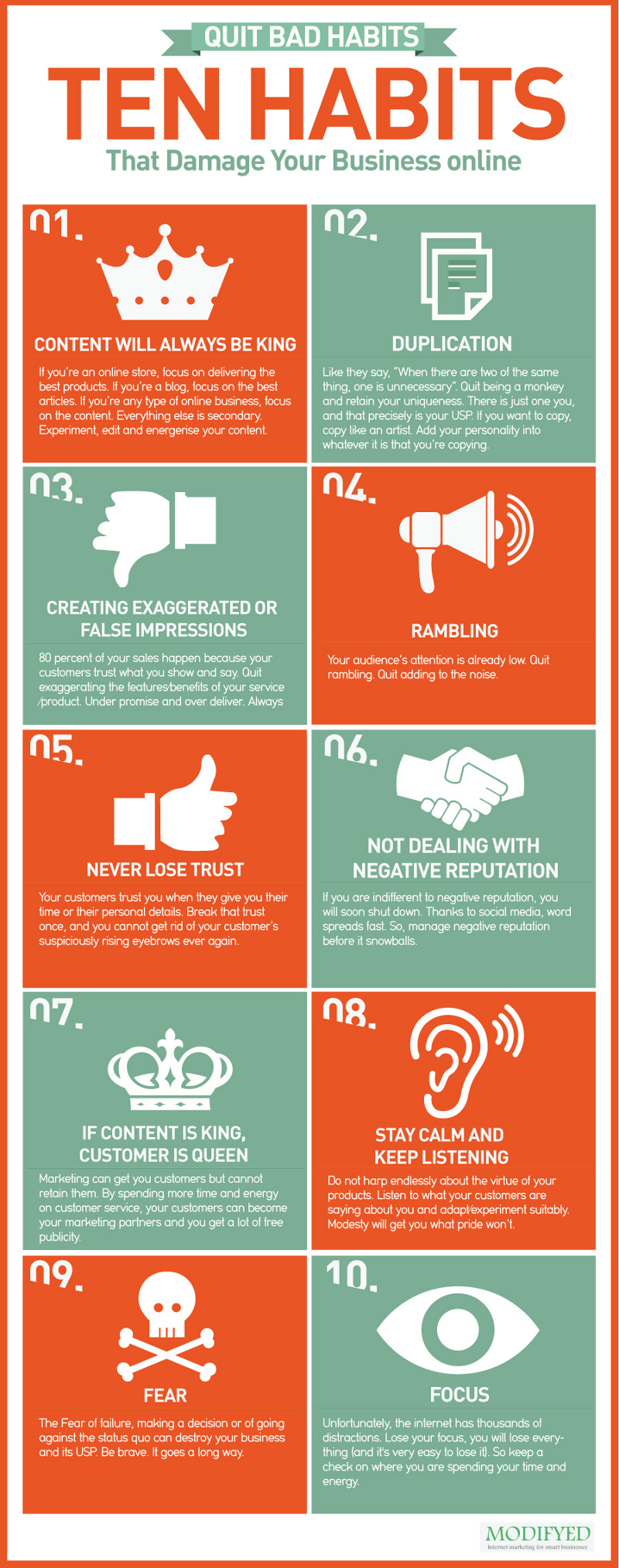 10 Common Bad Habits That Hurt Your Business Online BrandonGaille