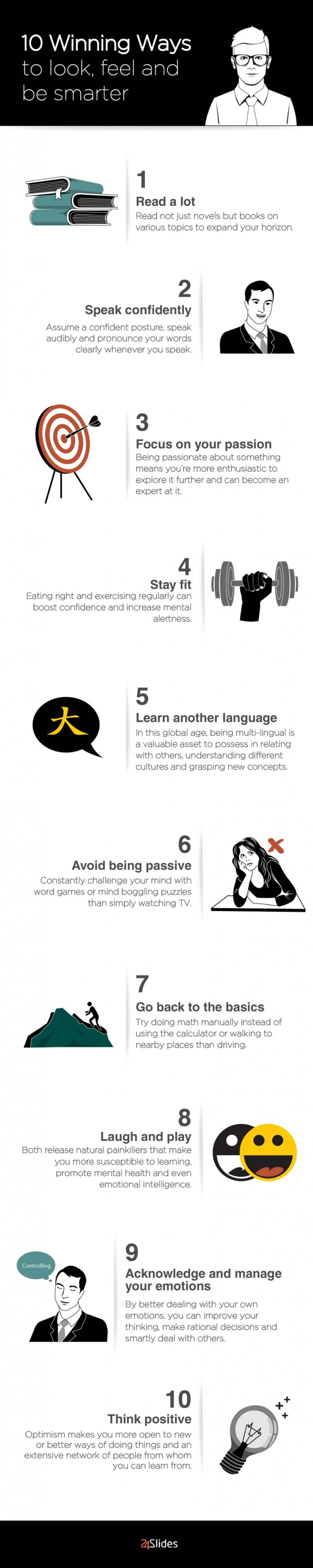 10 Ways to Look and Feel Smarter - BrandonGaille.com