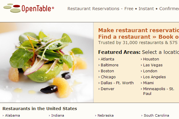 4 Opentable Competitors - BrandonGaille.com