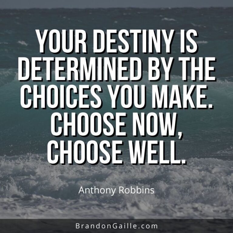 100 Famous Destiny Quotes to Inspire You [with Images] - BrandonGaille.com