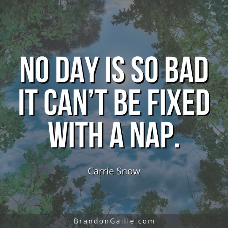 100 Famous Short Quotes About Sleep [with Images] - BrandonGaille.com