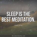 100 Famous Short Quotes About Sleep [with Images] - BrandonGaille.com