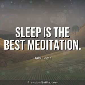 100 Famous Short Quotes About Sleep [with Images] - BrandonGaille.com