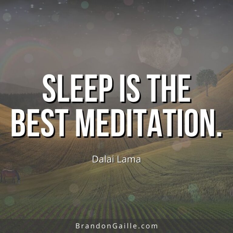 100 Famous Short Quotes About Sleep [with Images] - BrandonGaille.com