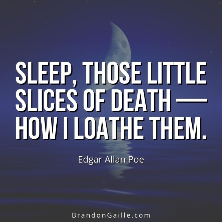 100 Famous Short Quotes About Sleep [with Images] - BrandonGaille.com
