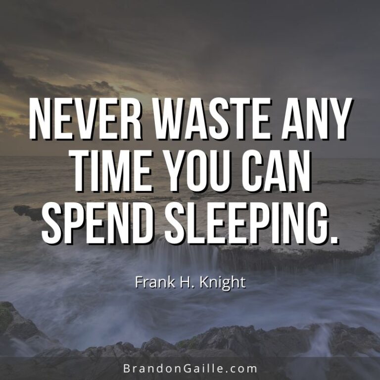 100 Famous Short Quotes About Sleep [with Images] - BrandonGaille.com