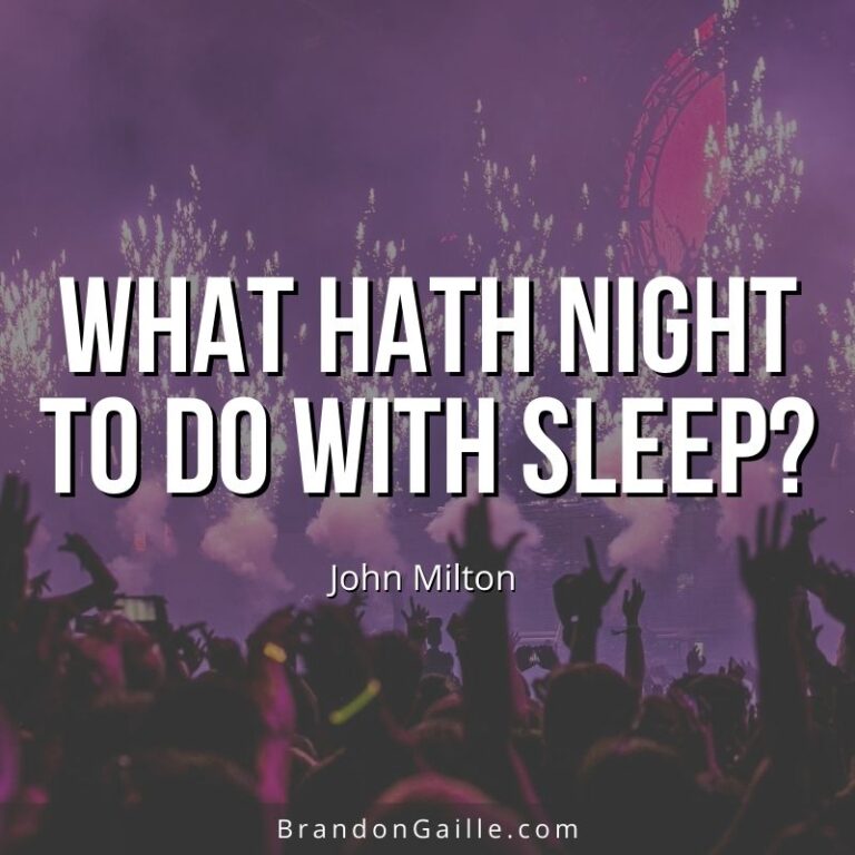 100 Famous Short Quotes About Sleep [with Images] - BrandonGaille.com