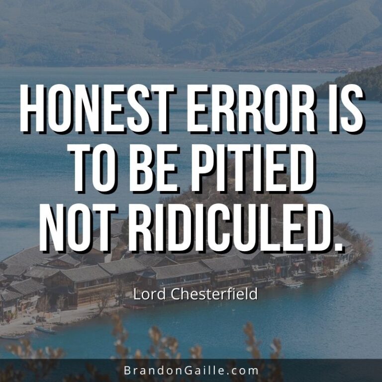 100 Short Quotes About Mistakes in Life [with Images] - BrandonGaille.com