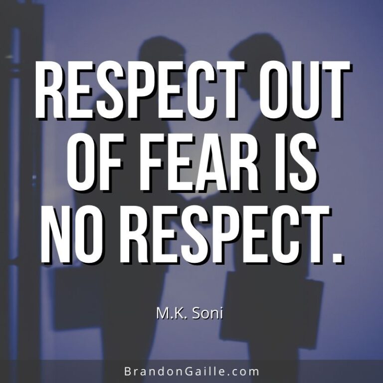 125 Famous Short Quotes about Respect [with Images] - BrandonGaille.com