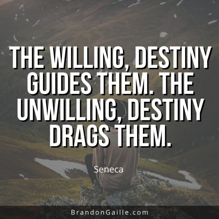 100 Famous Destiny Quotes to Inspire You [with Images] - BrandonGaille.com