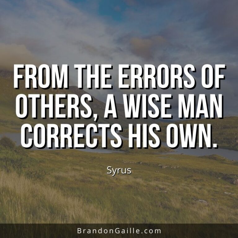 100 Short Quotes About Mistakes in Life [with Images] - BrandonGaille.com