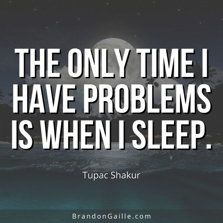 100 Famous Short Quotes About Sleep [with Images] - BrandonGaille.com